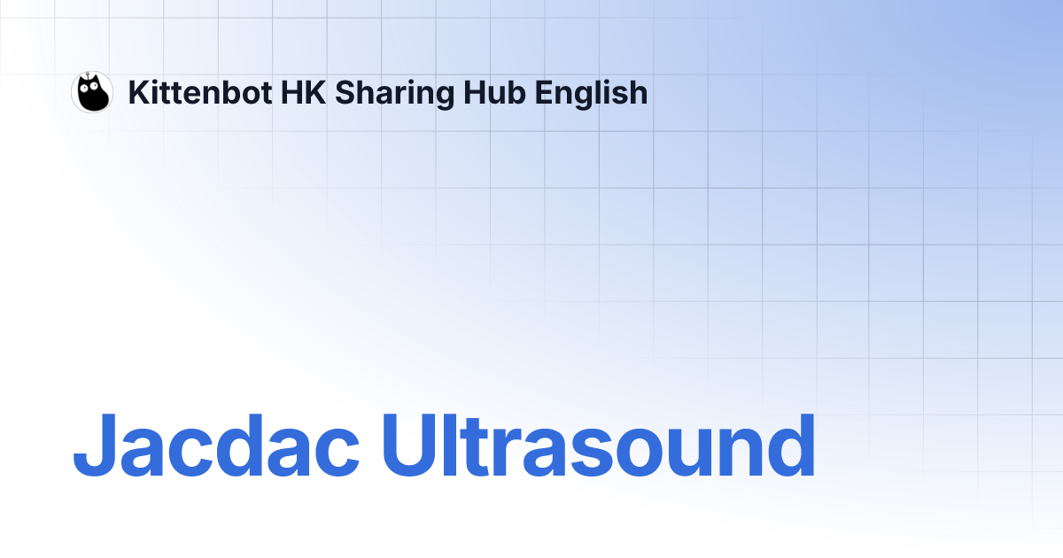 Jacdac Ultrasound | Kittenbot HK Sharing Hub English
